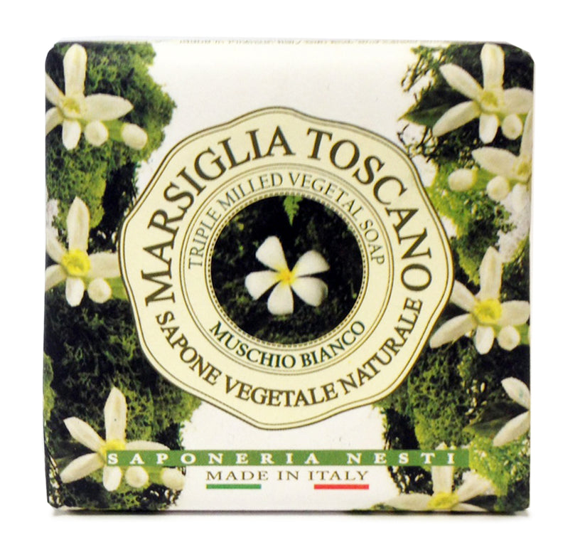 MARSIGLIA TOSCANO - Jabón Vegetal - Muschio Bianco - 200g – Dolce Vivere